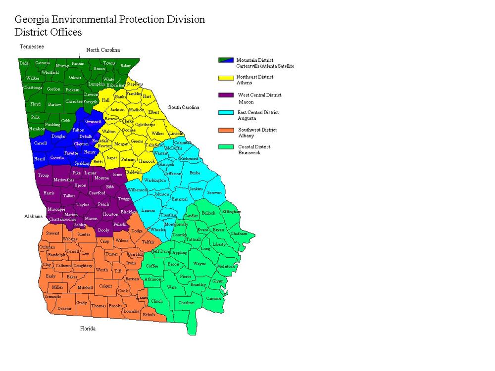 EPD District Offices | Environmental Protection Division